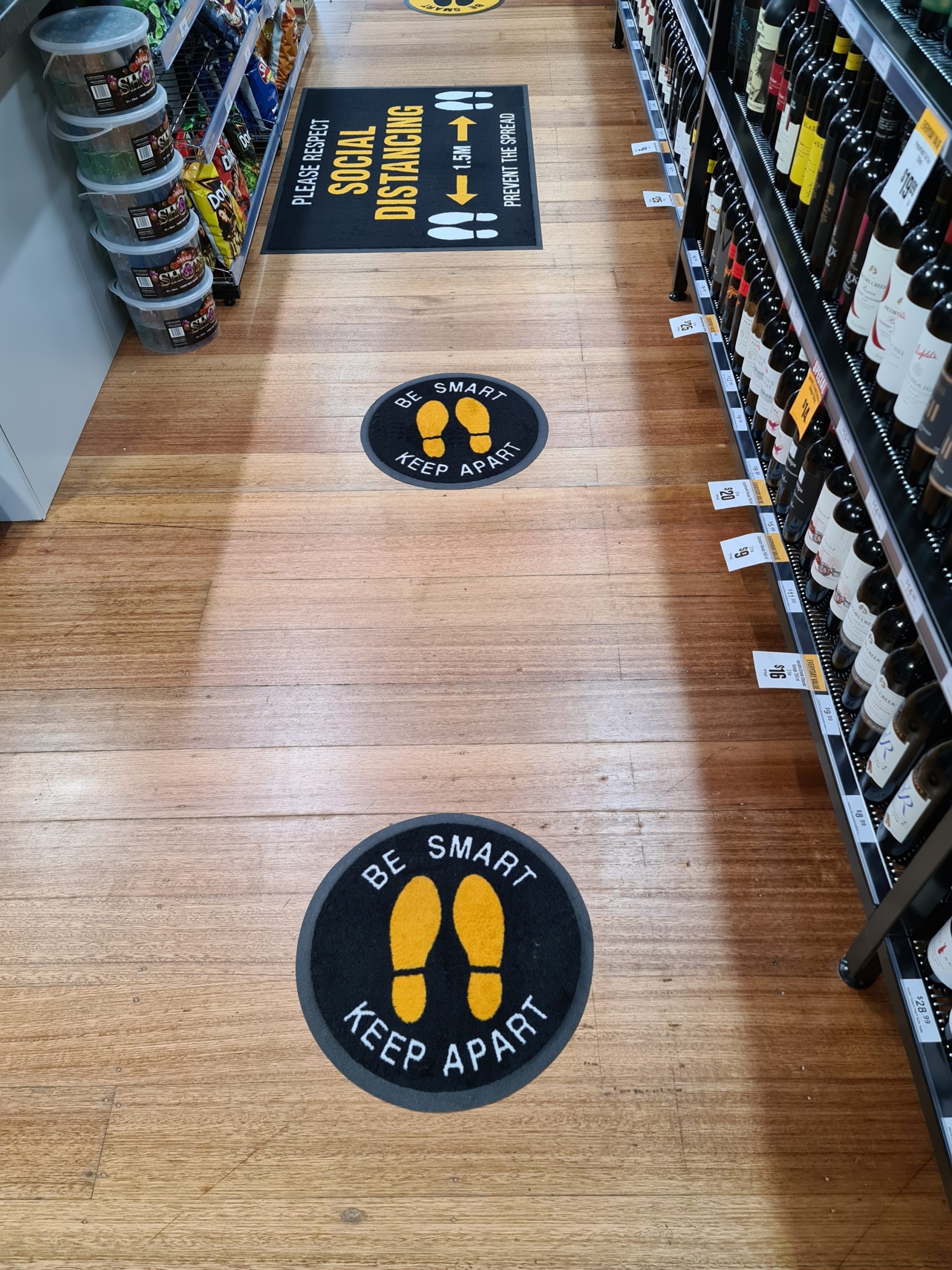 Social Distancing Floor Decals - NGS Group